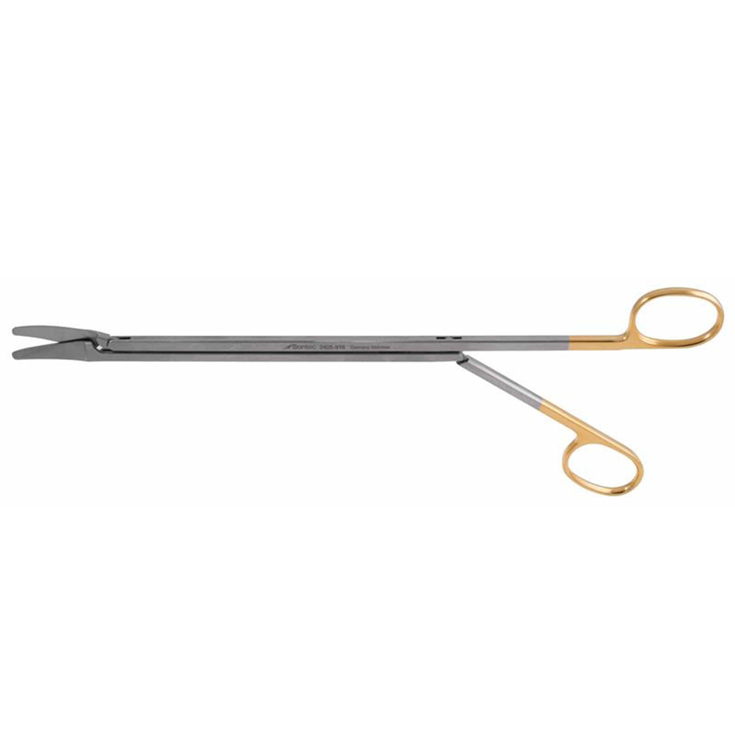 Sontec Instruments VATS Metzenbaum Power Cut Gold Scissors, Curved, 10 ...