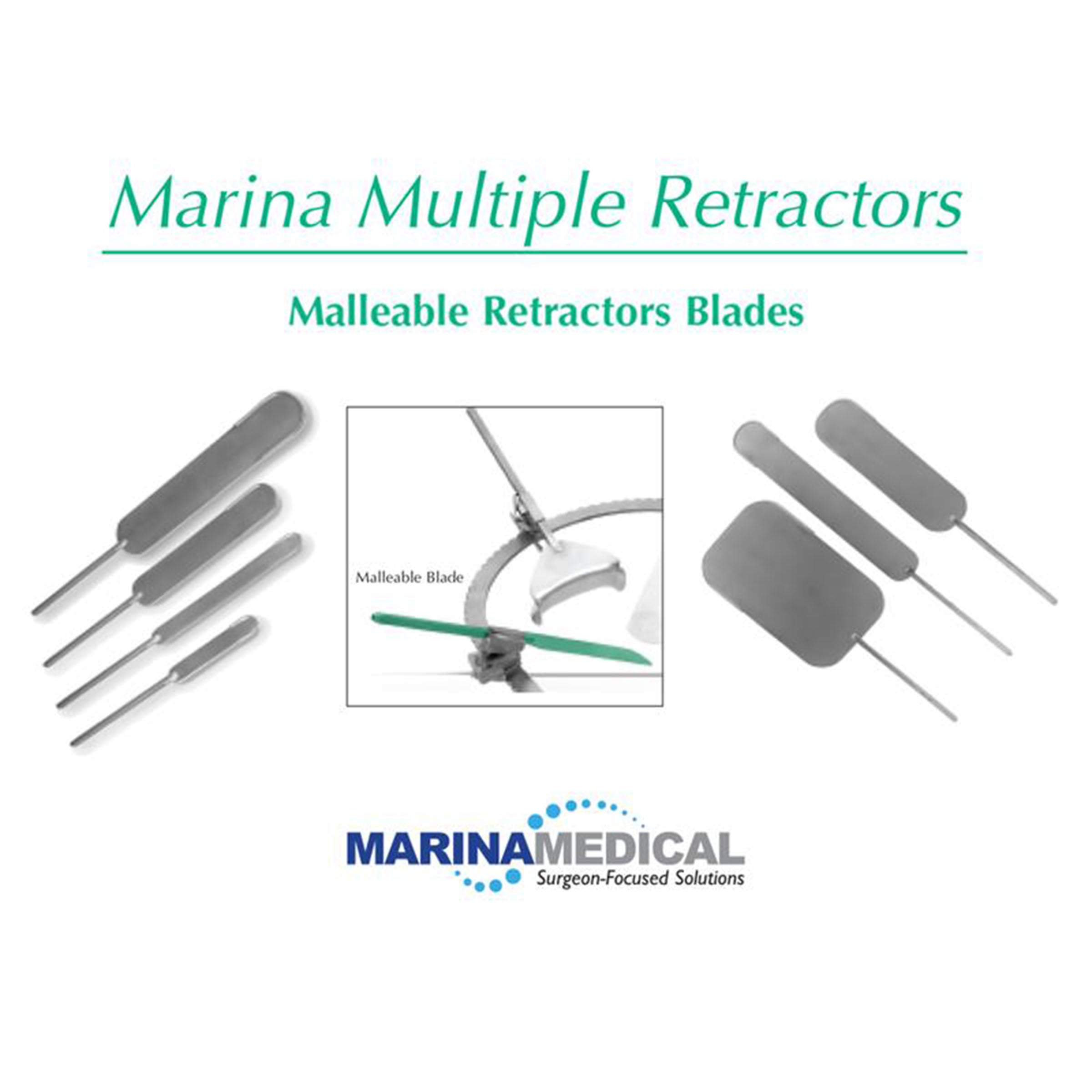 Marina Medical Multi-Trac Malleable Retractor Blades | – Endoscopy ...