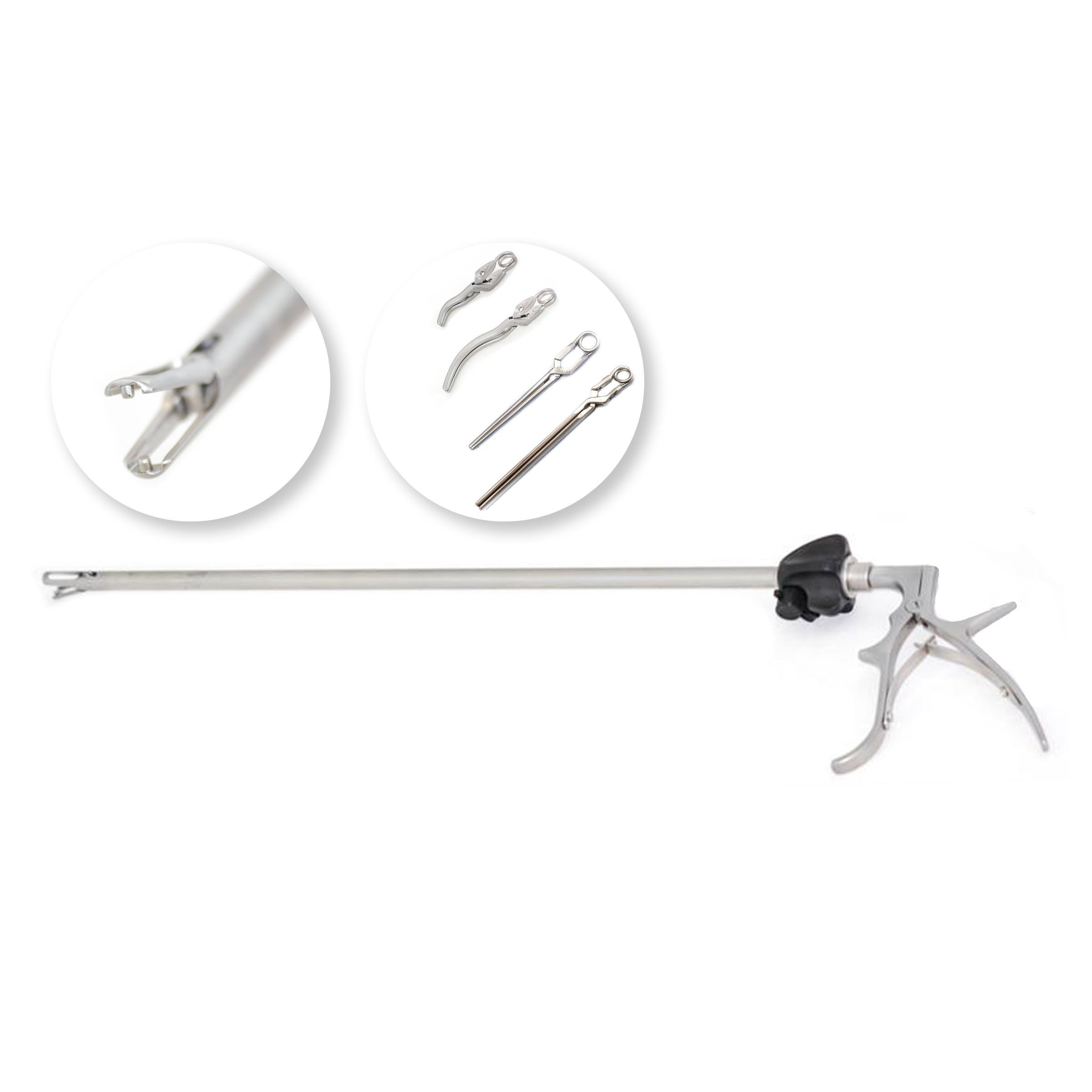 Precise Lap Bulldog Clamp Forcep, 10mm x 38cm | PD500 – Endoscopy ...