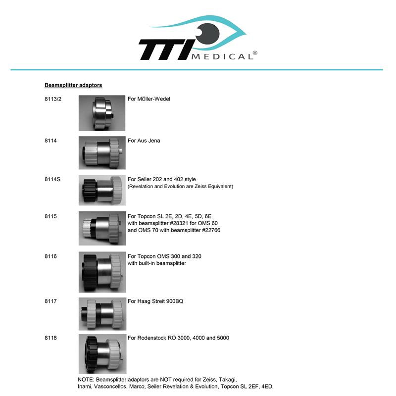 TTI Medical Accu-Beam® Beamsplitter Adapters | – Endoscopy Superstore
