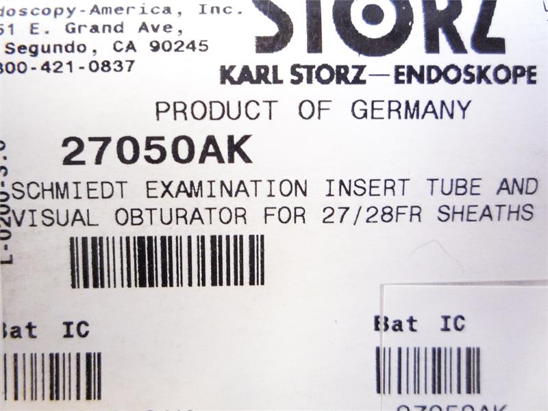 Storz Visual Obturator | 27050AK – Endoscopy Superstore