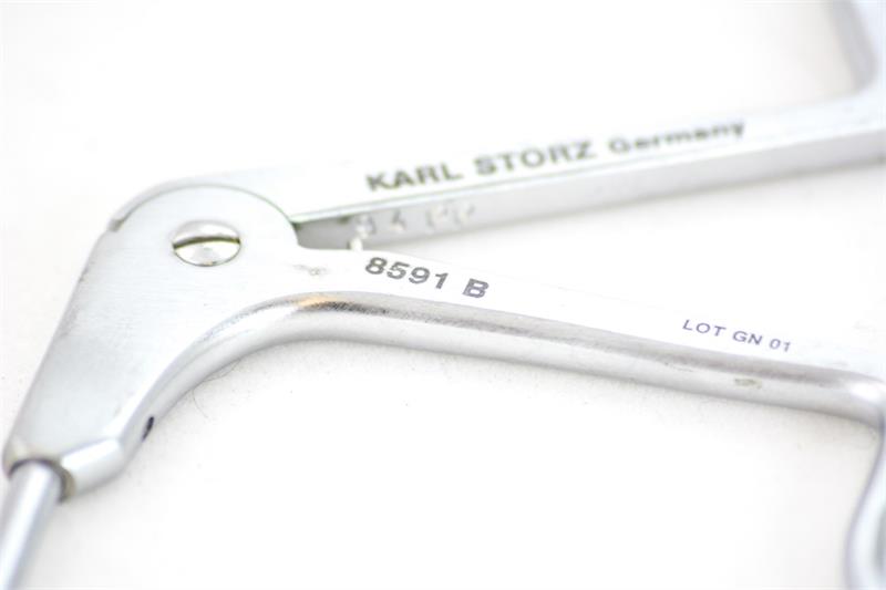 Storz Kleinsasser Cutting Forceps w/ 2mm Cup Jaws Curved Up | 8591B ...