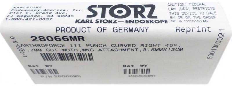 Storz 28066MR Arthroforce III Punch | Endoscopy Superstore