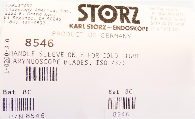 Storz Handle Sleeve | 8546 – Endoscopy Superstore