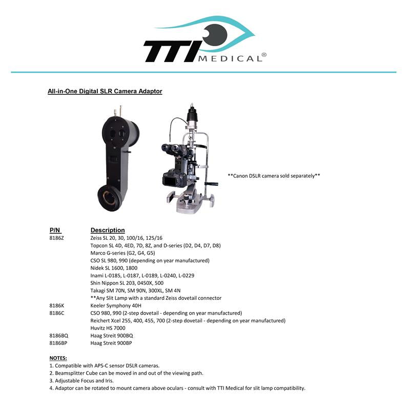 TTI Medical All-in-One Digital SLR Camera Adaptor | – Endoscopy Superstore