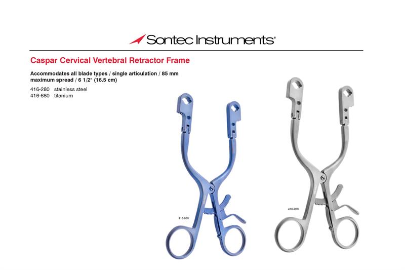 Sontec Instruments Caspar Cervical Vertebral Retractor Frame ...